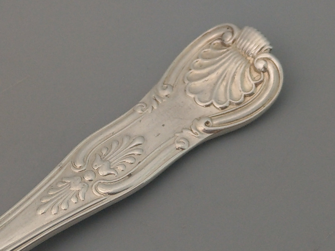 Antique Silver Fork King Pattern, George William Adams, c.1843 Engrave ...