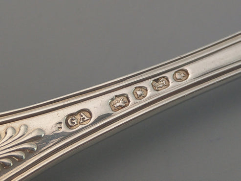 Antique Silver Fork King Pattern, George William Adams, c.1843 Engrave ...